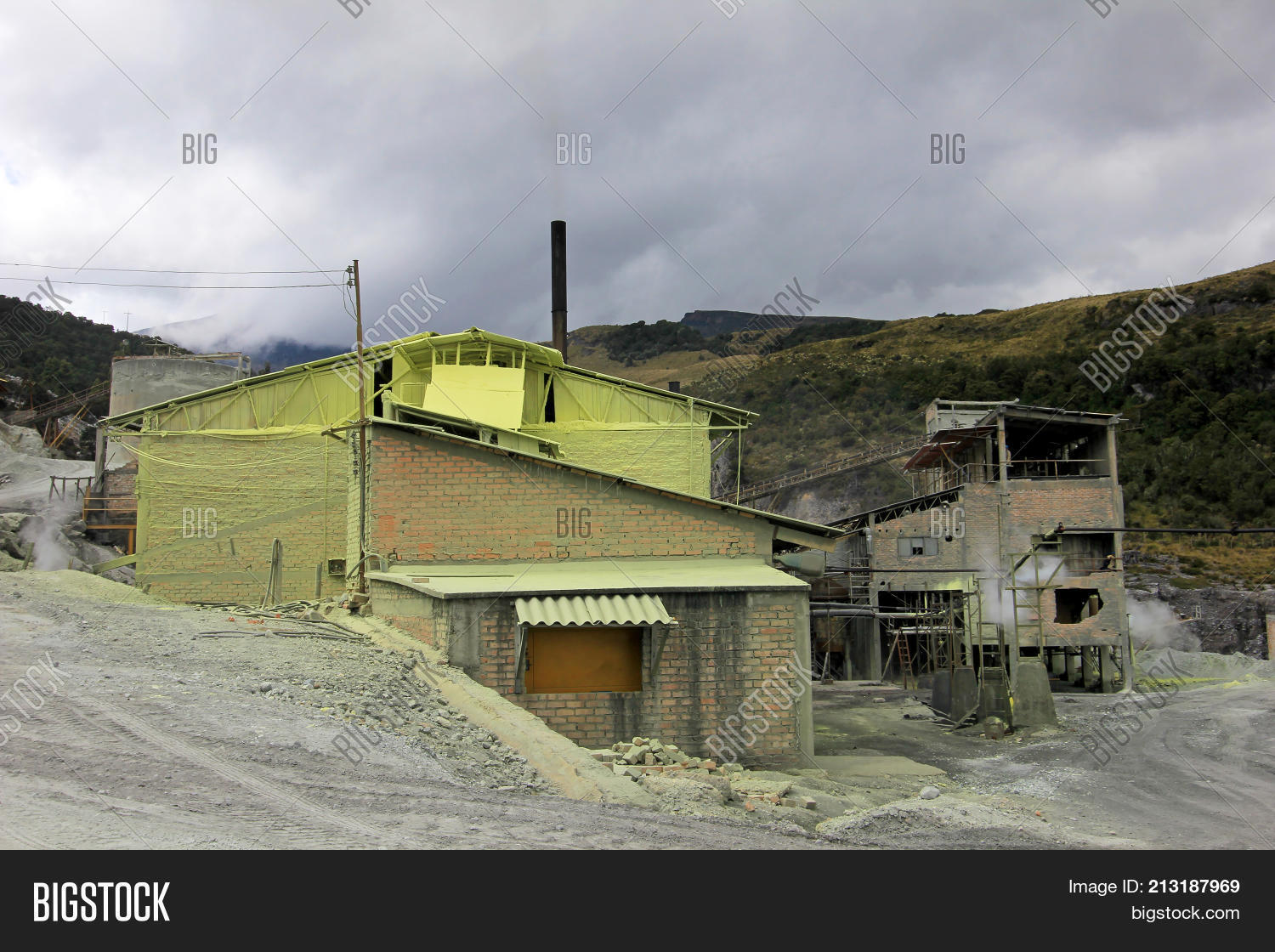 Sulfur Mine Mining Image & Photo (Free Trial) | Bigstock
