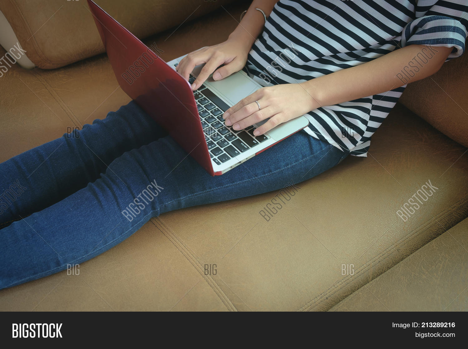 Girl Using Computer Image & Photo (Free Trial) | Bigstock