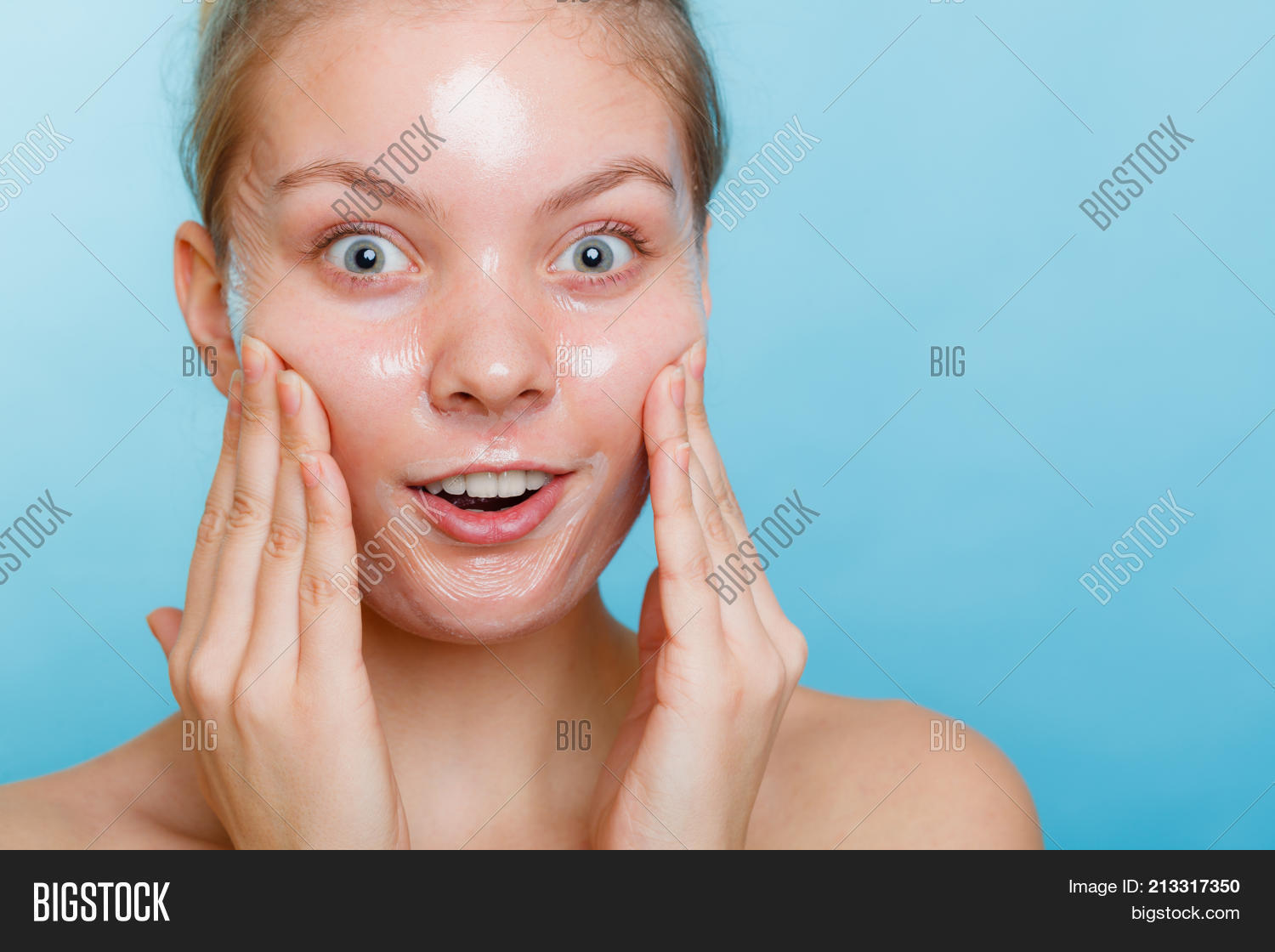 Woman Facial Peel Off Image & Photo (Free Trial) | Bigstock
