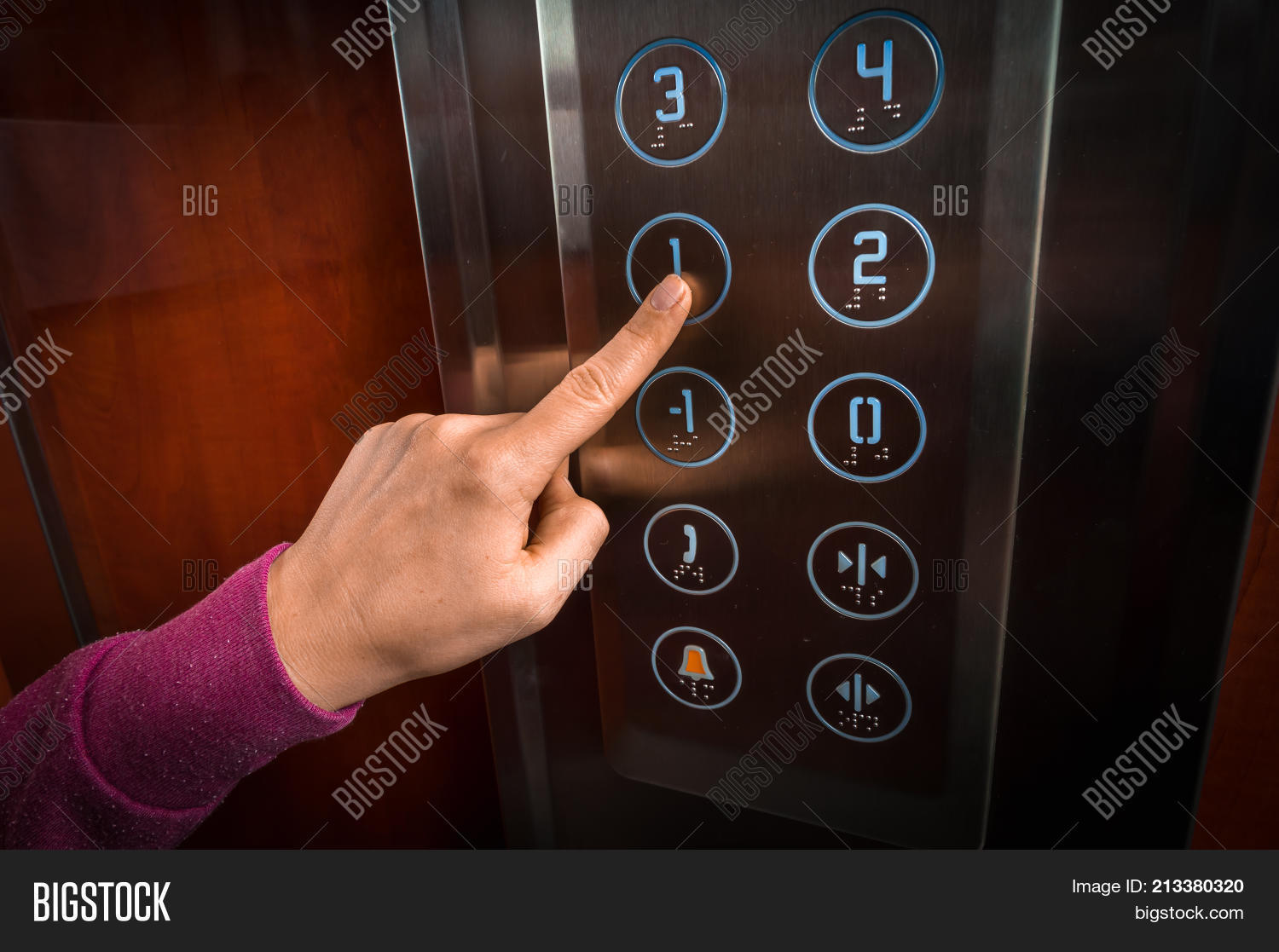 Modern Elevator Buttons