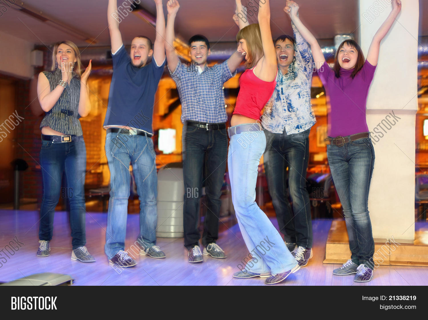 Friends Glad Lift Image & Photo (Free Trial) | Bigstock