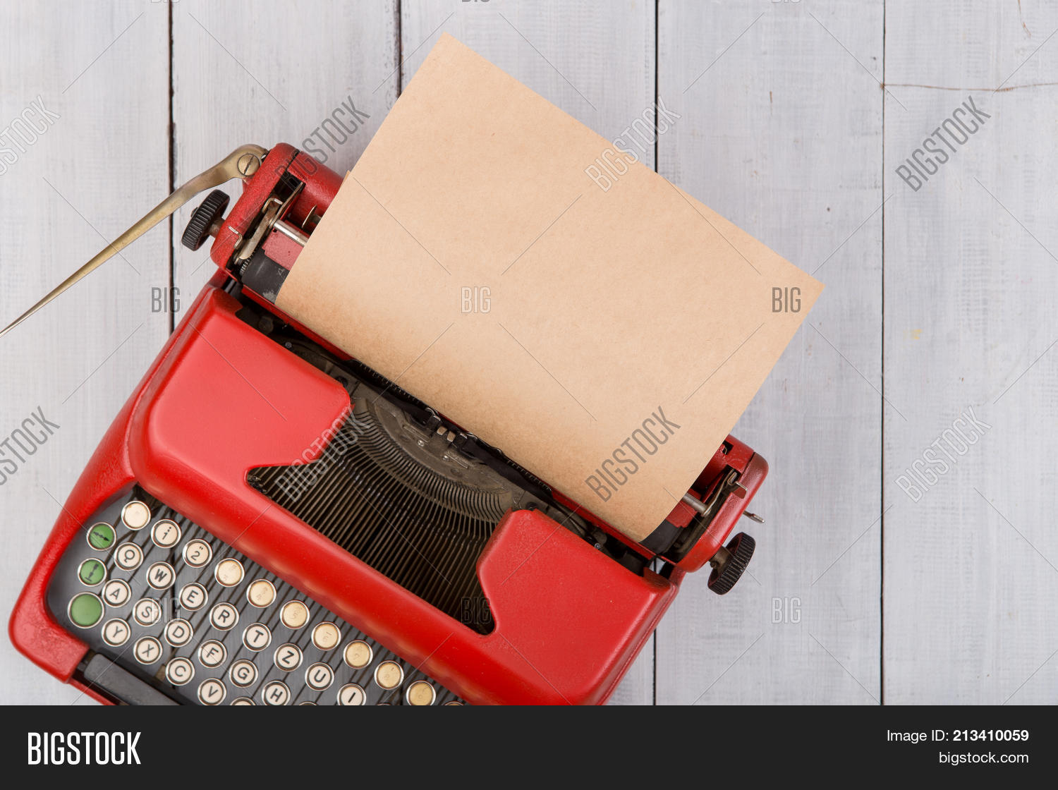 Red Vintage Typewriter Image & Photo (Free Trial) | Bigstock