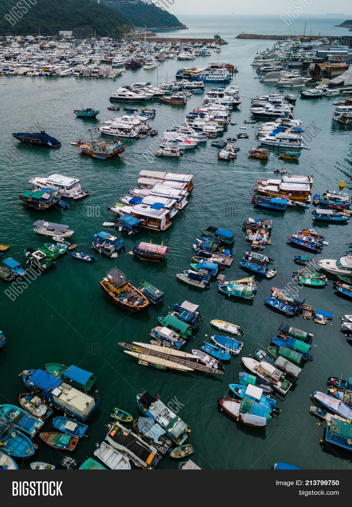 Aerial Top View Boat Image & Photo (Free Trial) | Bigstock