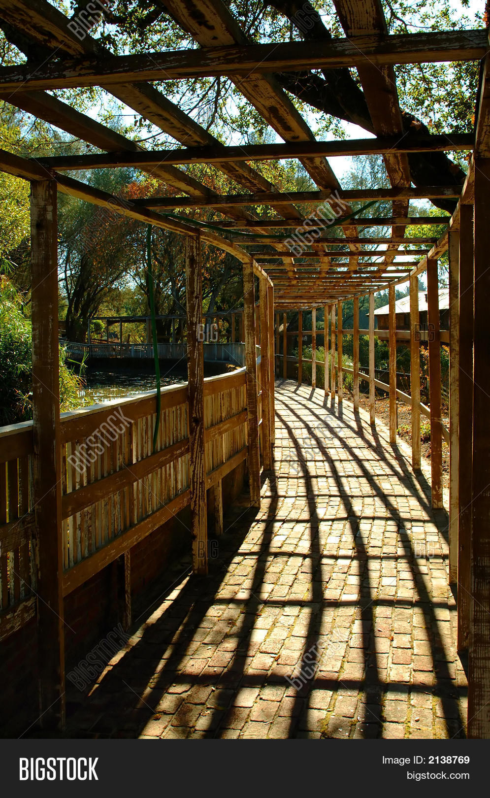 Spiral Walkway Trellis Image & Photo | Bigstock