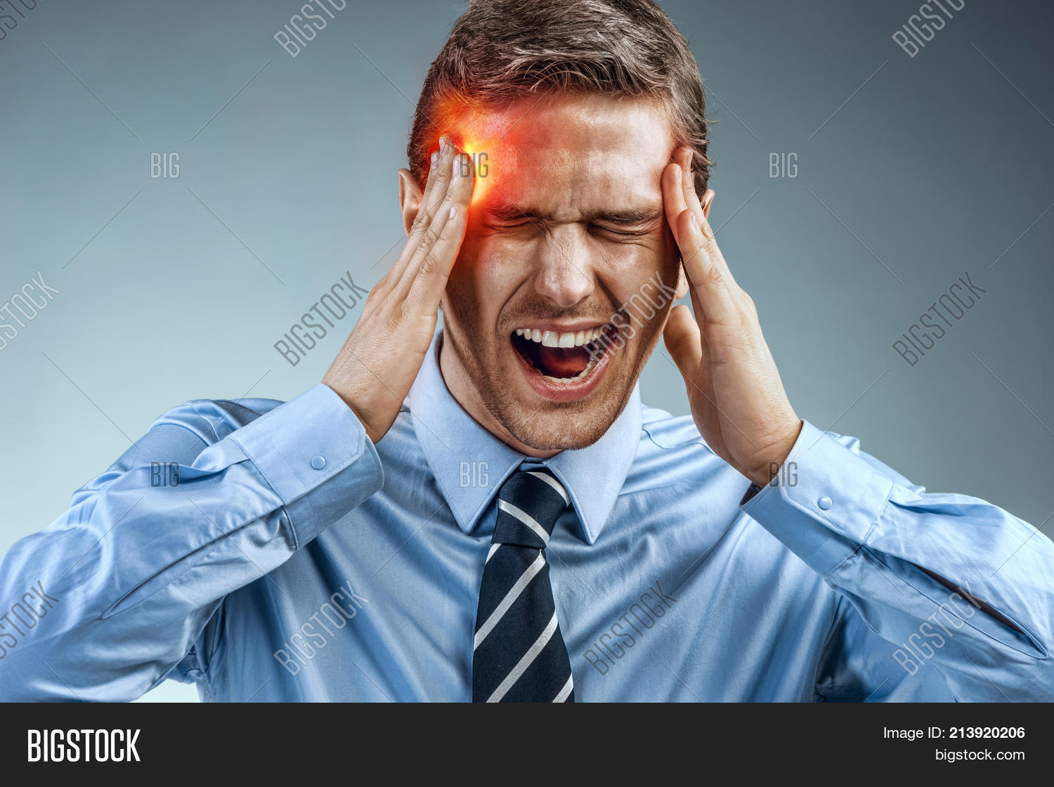 Businessman Pain His Image & Photo (Free Trial) | Bigstock