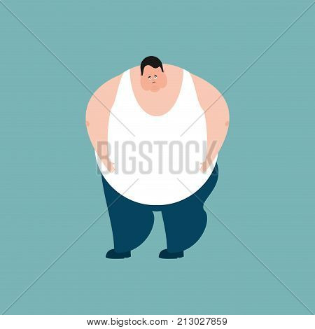 Fat Sad Emotions. Vector & Photo (Free Trial) | Bigstock
