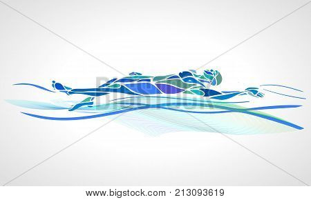 Professional Swimmer Vector & Photo (Free Trial) | Bigstock