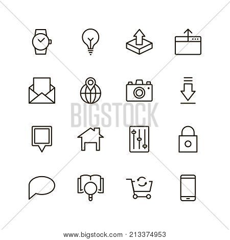 Website Icon Set. Vector & Photo (Free Trial) | Bigstock