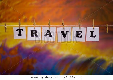 Travel Text On Papers Image & Photo (Free Trial) | Bigstock