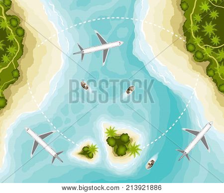 Island Top View Vector Images, Illustrations & Vectors (Free) - Bigstock