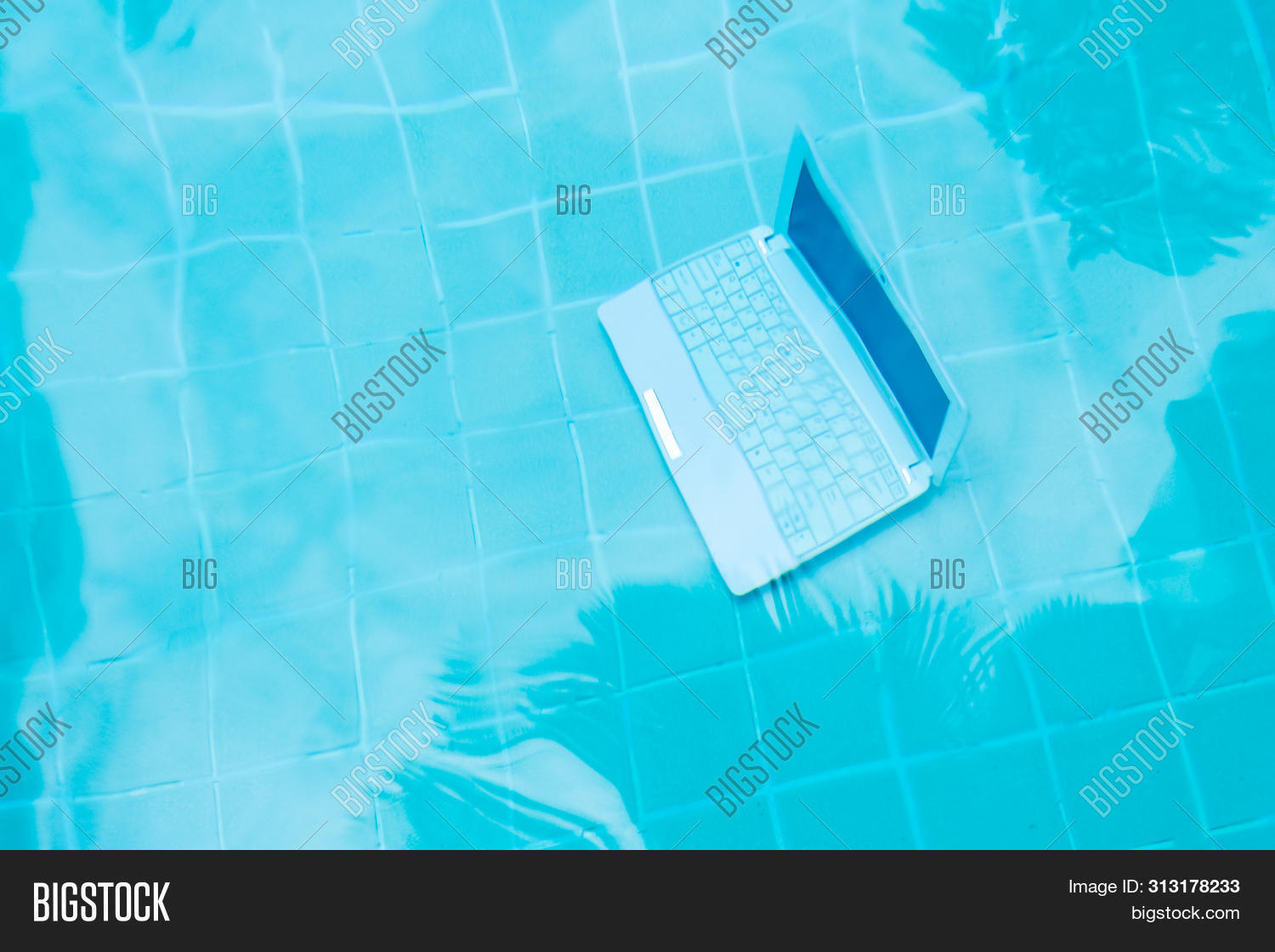 Imagen y foto Laptop Under Water (prueba gratis) | Bigstock