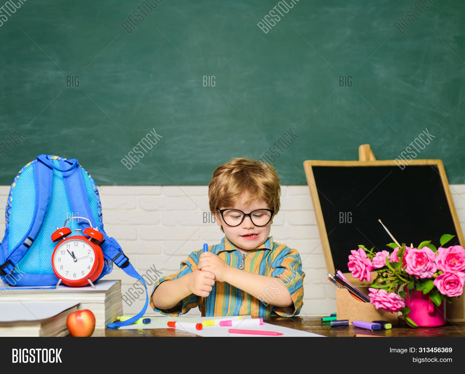 Kid Gets Ready School Image & Photo (Free Trial) | Bigstock