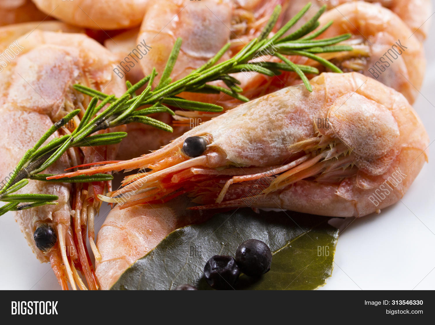 Imagen y foto Boiled Shrimp Prawn (prueba gratis) | Bigstock