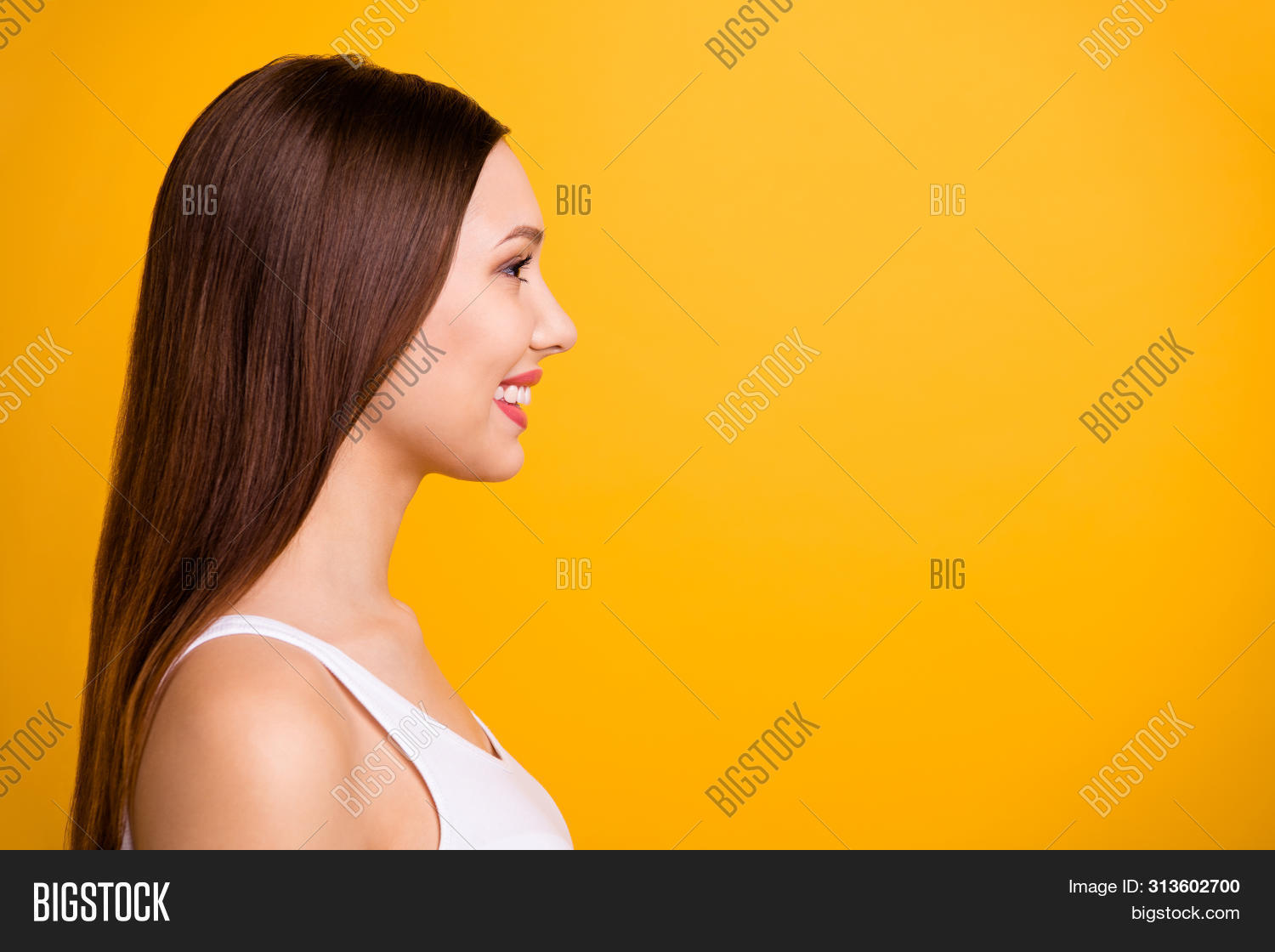 Close Side Profile Image & Photo (Free Trial) | Bigstock