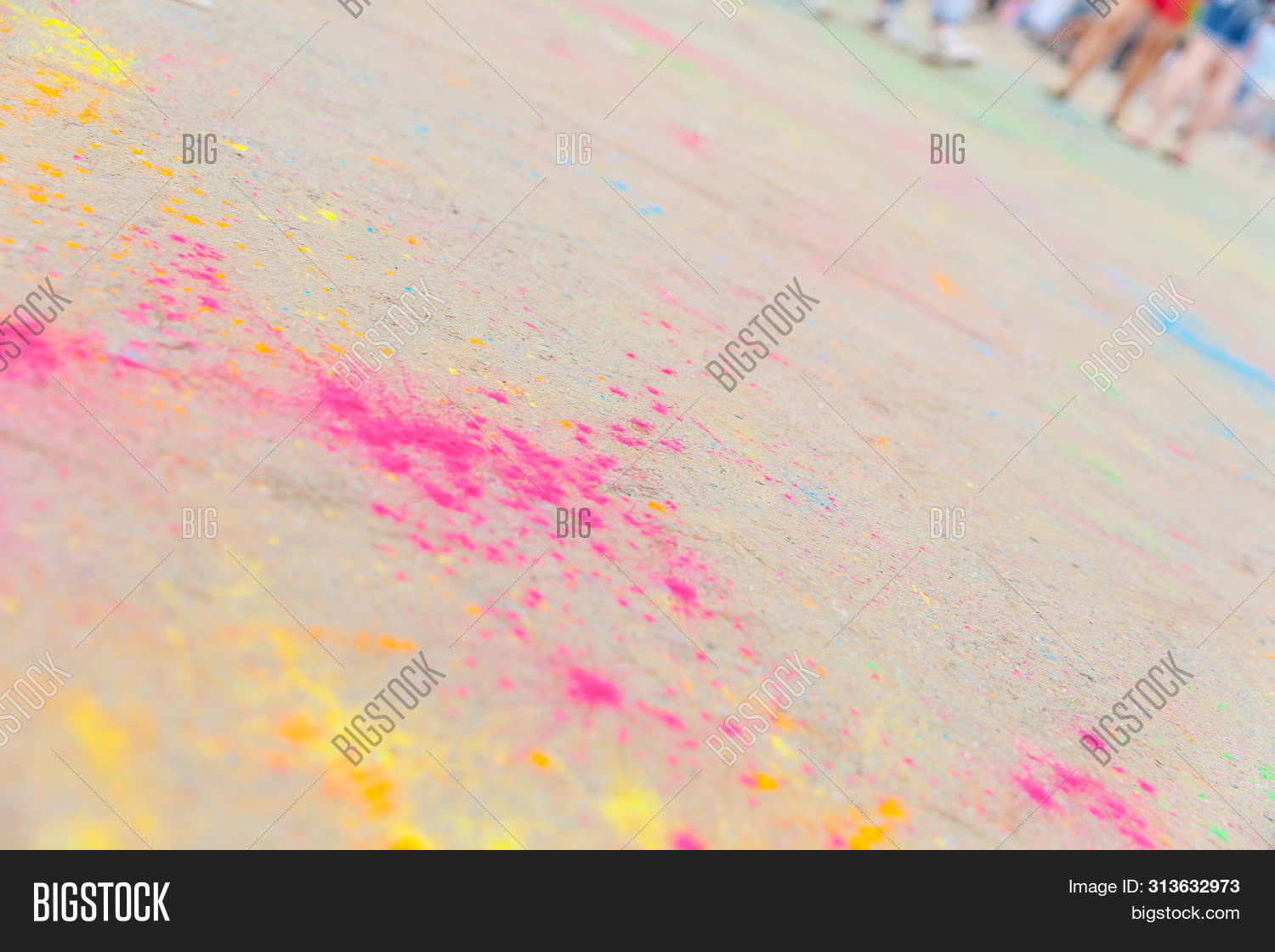 Holi Colors Scattered Image & Photo (Free Trial) | Bigstock