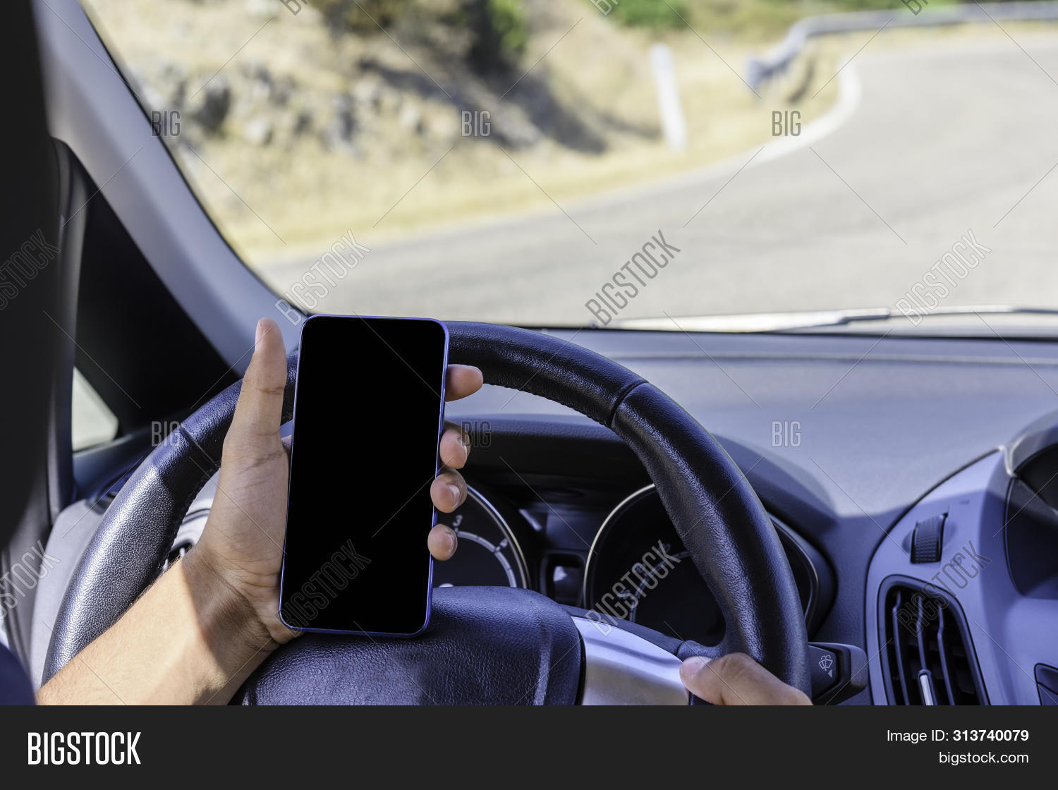 Young Driver, Using Image & Photo (Free Trial) | Bigstock