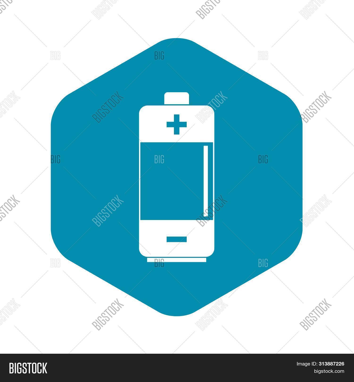 Alkaline Battery Icon Image & Photo (Free Trial) | Bigstock