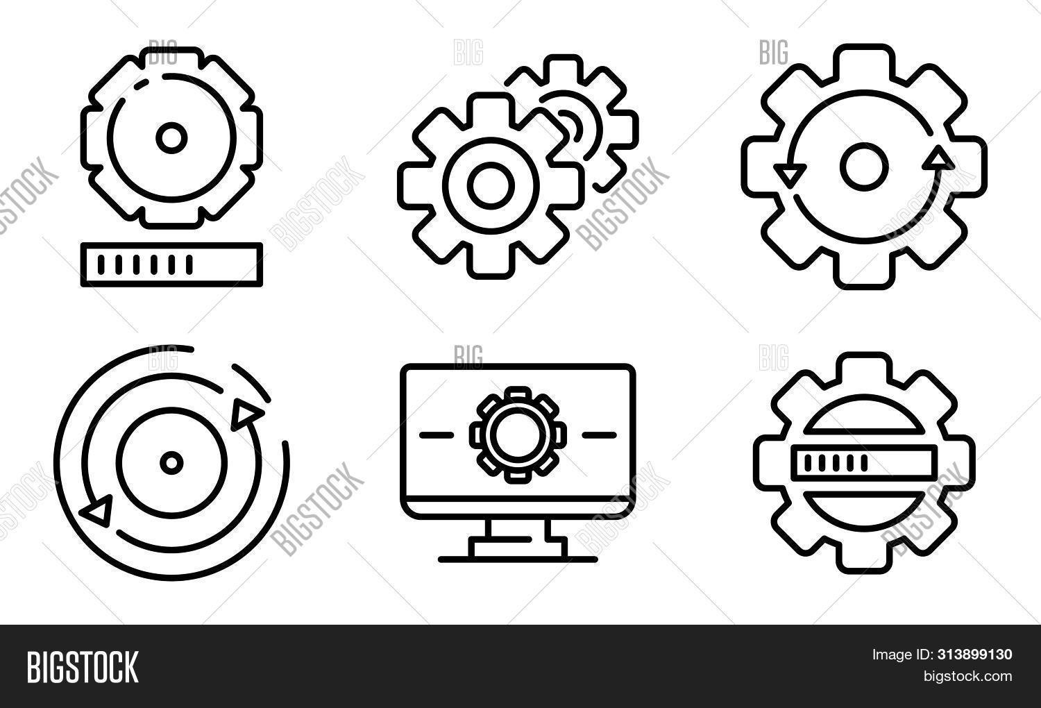 System Update Icons Image & Photo (Free Trial) | Bigstock