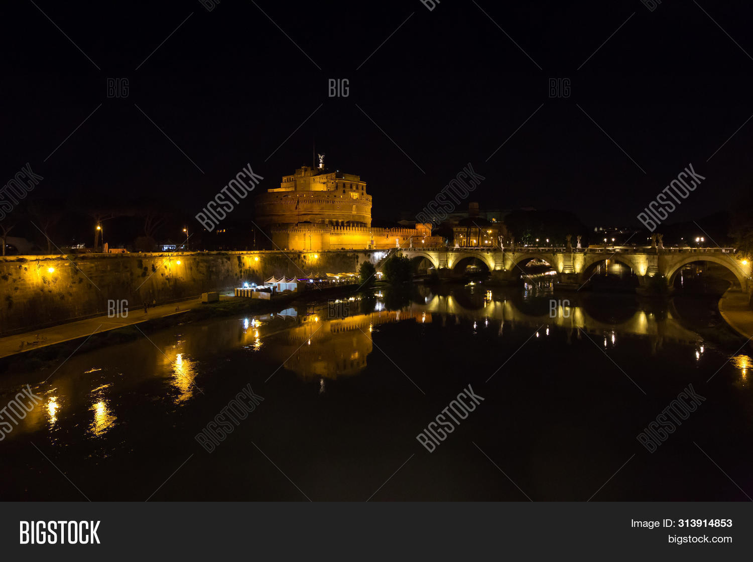 Rome Italy. Night View Image & Photo (Free Trial) | Bigstock