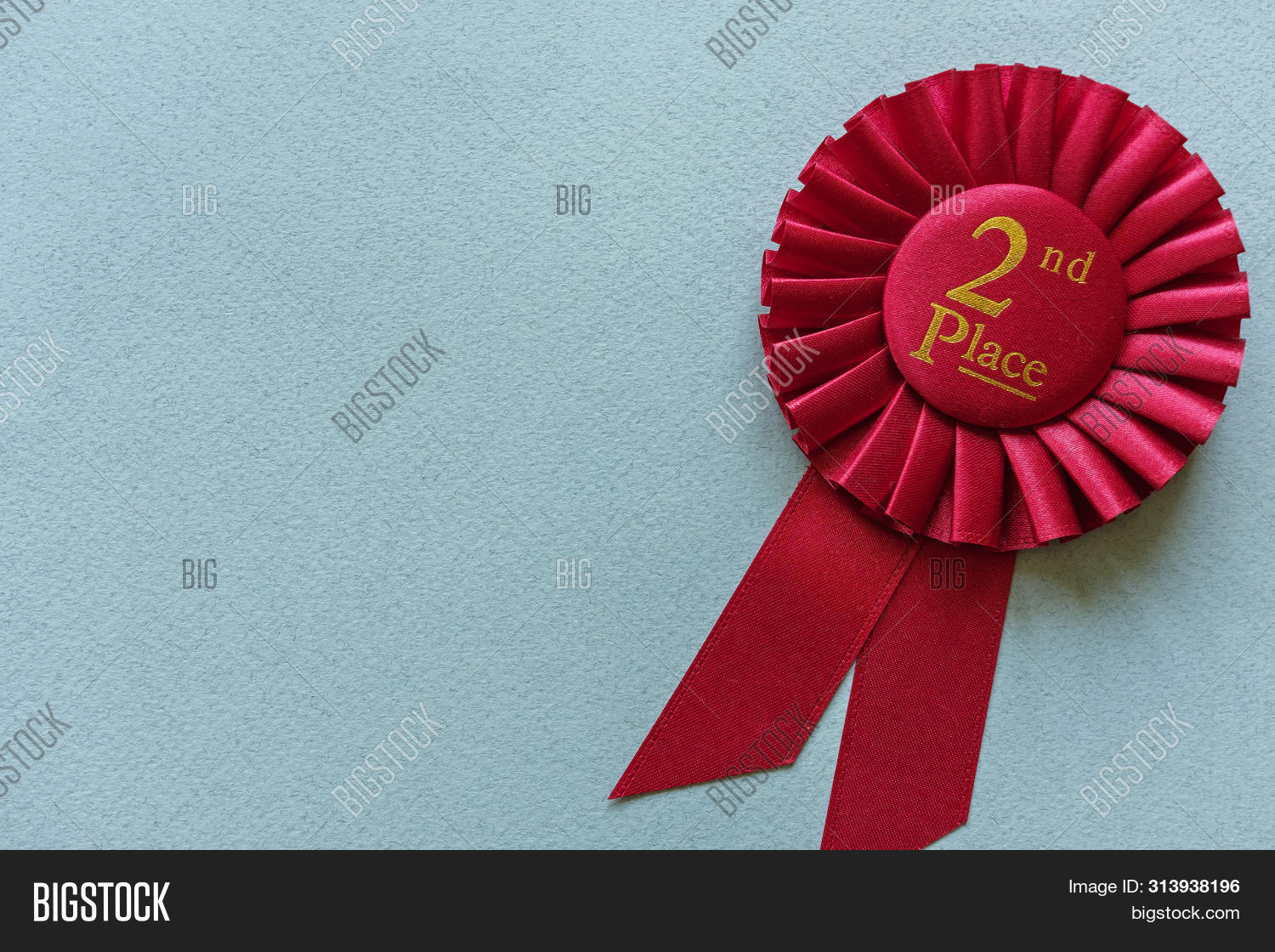 2nd Place Ribbon Blue