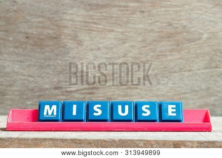 Tile Letter On Red Image & Photo (Free Trial) | Bigstock
