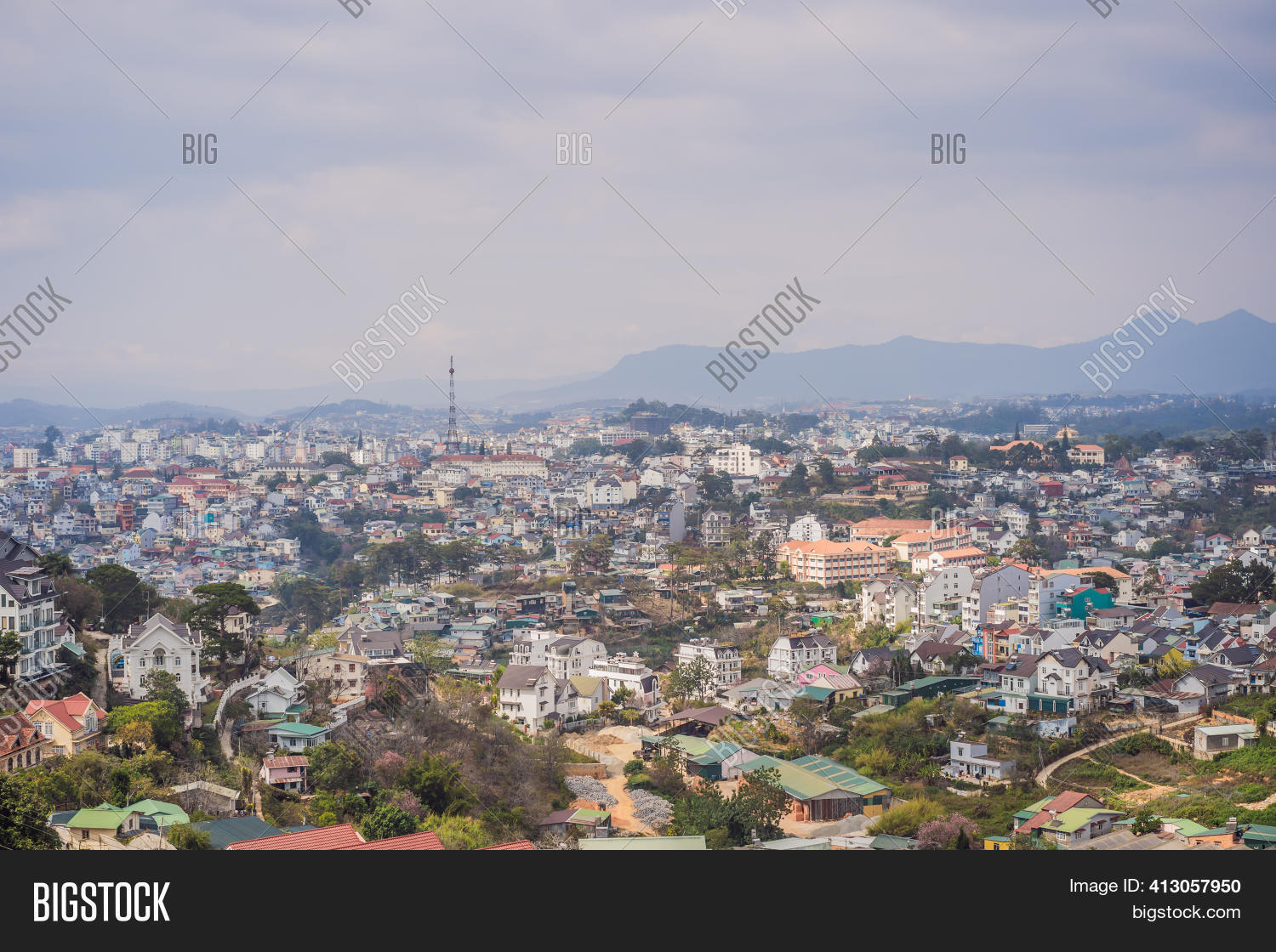 Aerial View Dalat City Image & Photo (Free Trial) | Bigstock