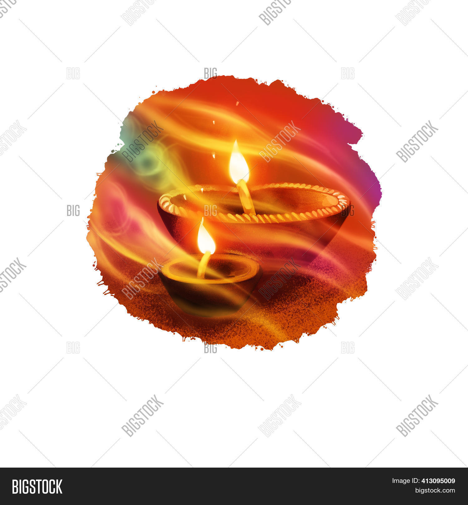 Happy Diwali Digital Image & Photo (Free Trial) | Bigstock