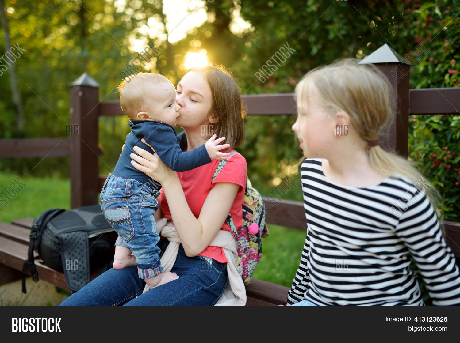 Two Big Sisters Their Image & Photo (Free Trial) | Bigstock