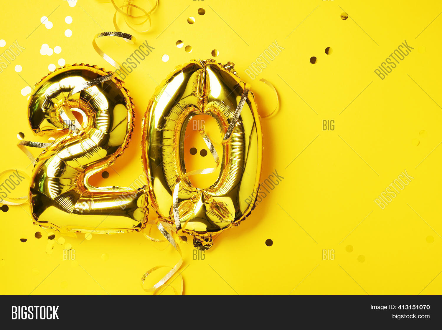 Gold Foil Balloon Image & Photo (Free Trial) | Bigstock