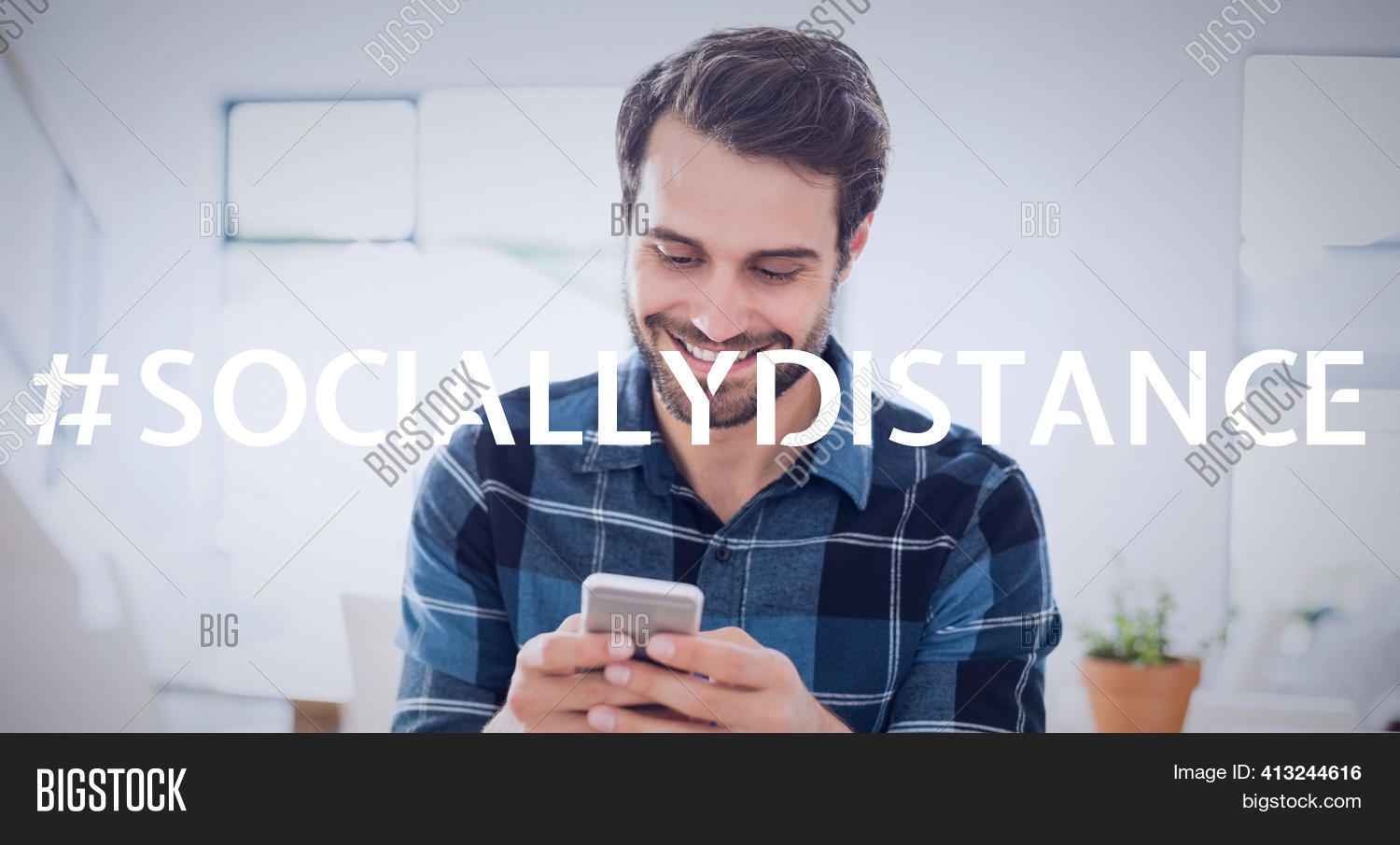 Socially Distance Text Image & Photo (Free Trial) | Bigstock