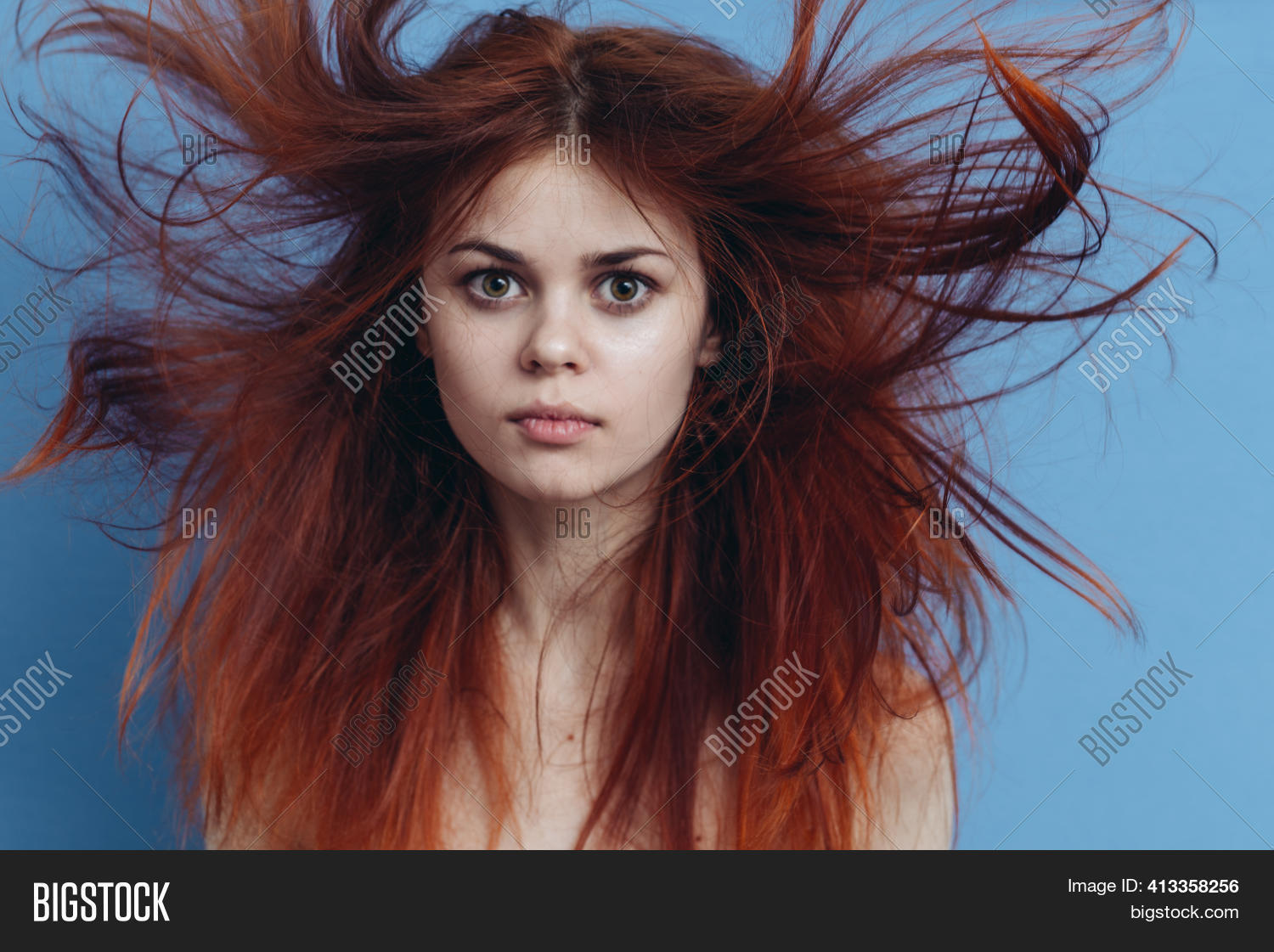 Woman Tousled Hair On Image & Photo (Free Trial) | Bigstock