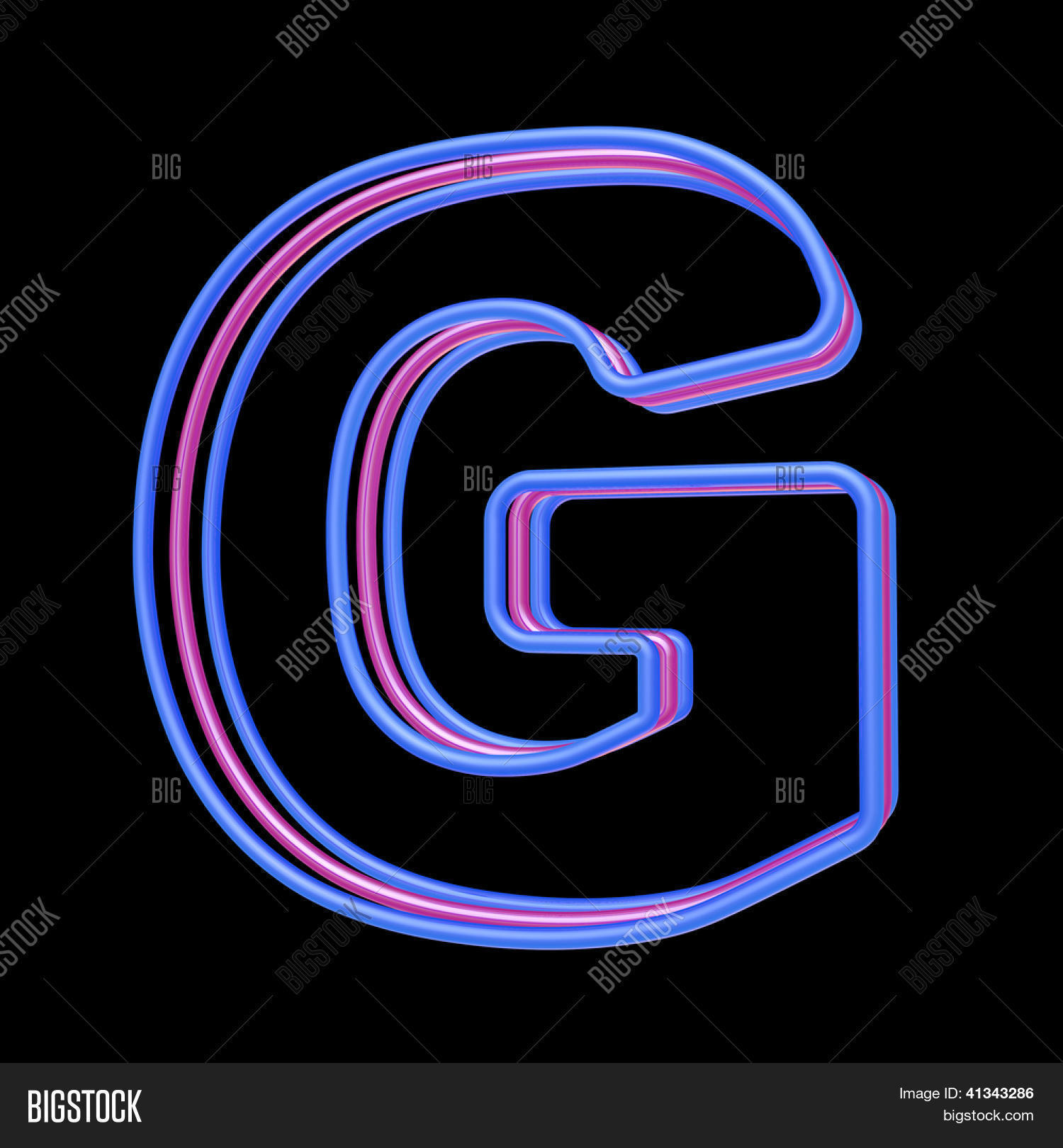 Imagen y foto Alfabeto De Neón (prueba gratis) | Bigstock