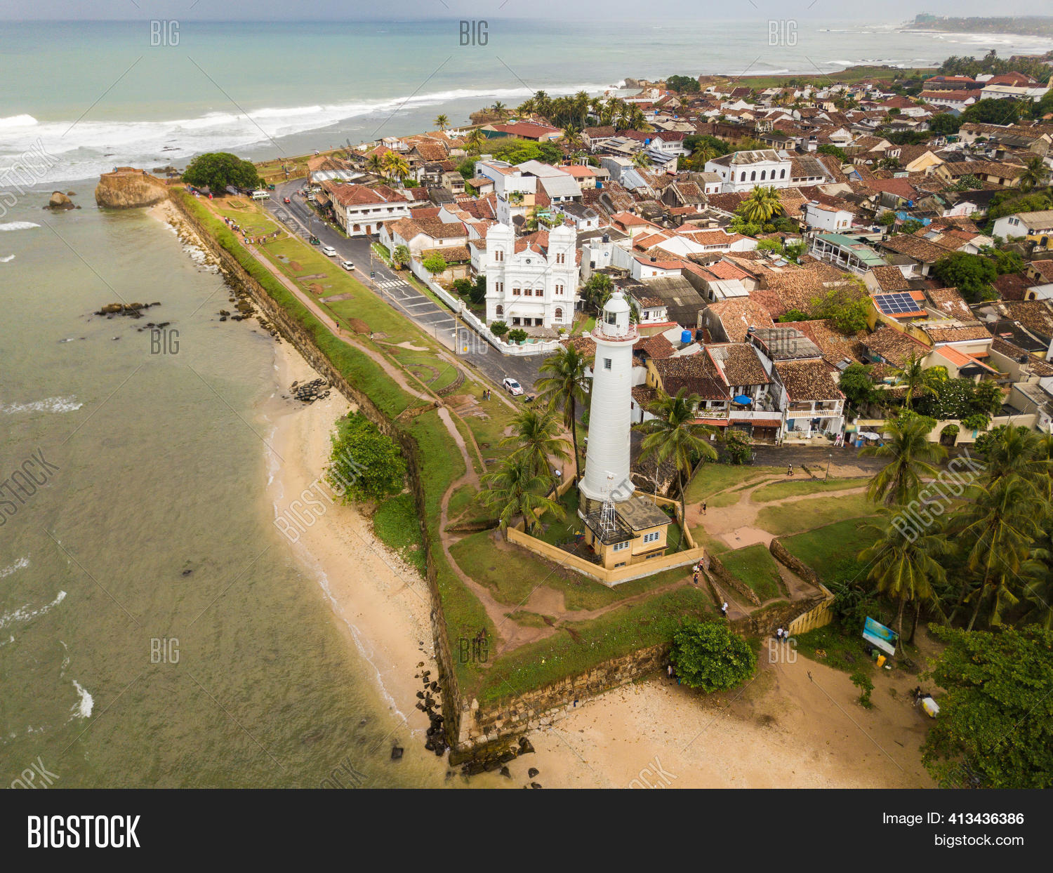 Aerial View Galle Image & Photo (Free Trial) | Bigstock