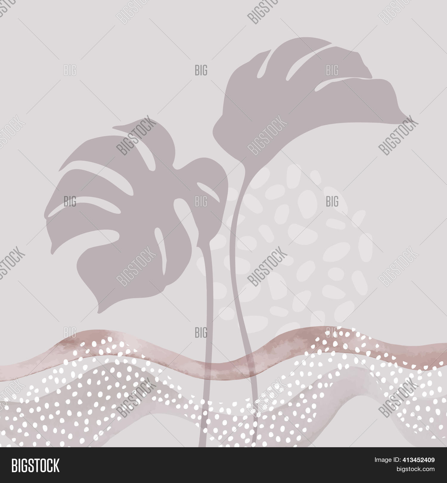 Abstract Monstera Leaf Image & Photo (Free Trial) | Bigstock