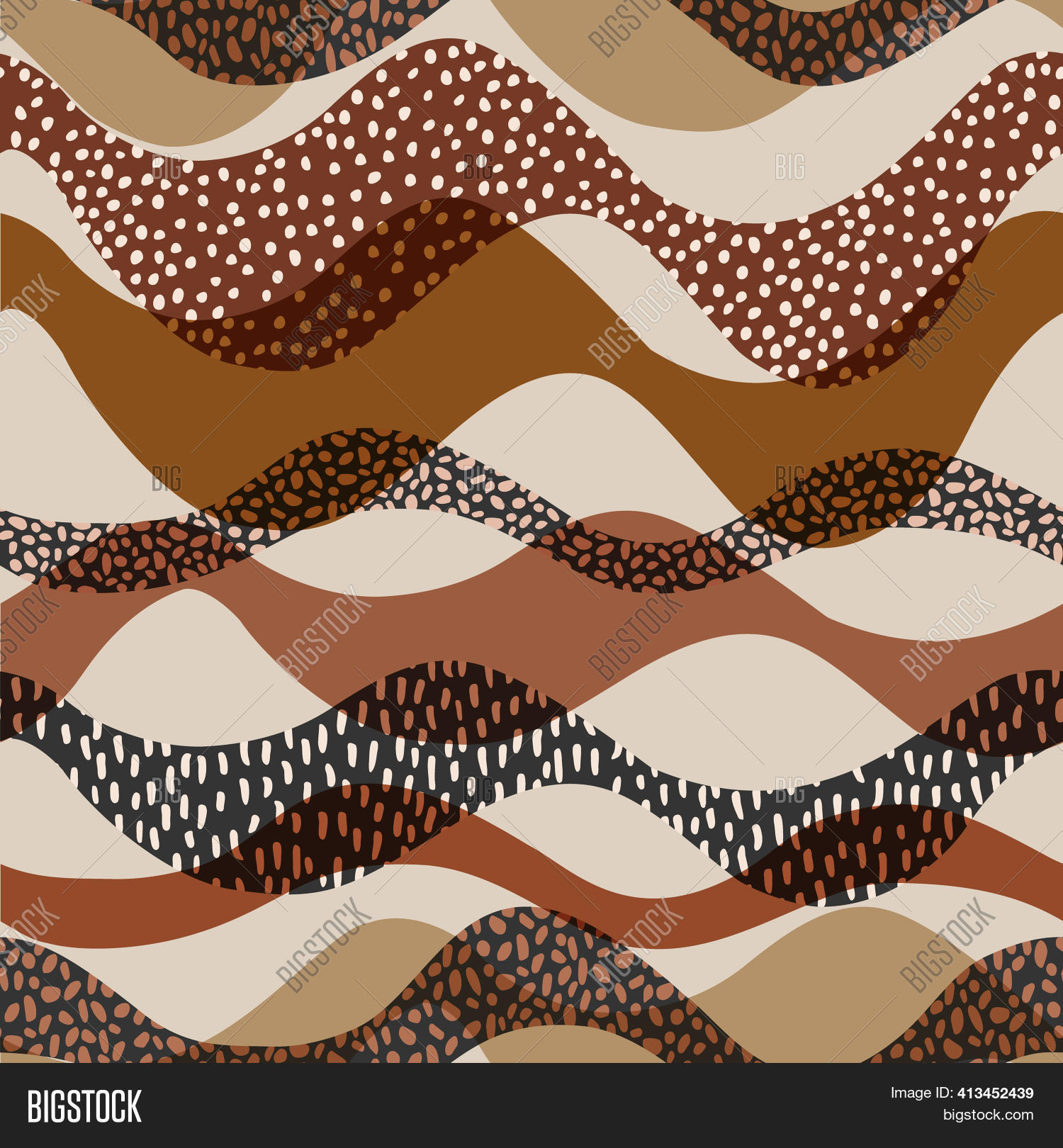 Wavy Seamless Pattern Image & Photo (Free Trial) | Bigstock