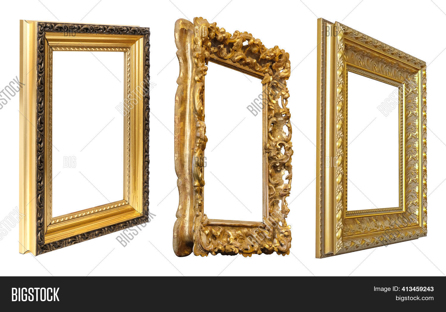 Golden Frame Paintings Image & Photo (Free Trial) | Bigstock