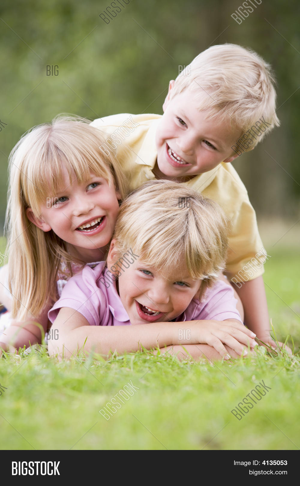 Three Young Children Image & Photo (Free Trial) | Bigstock