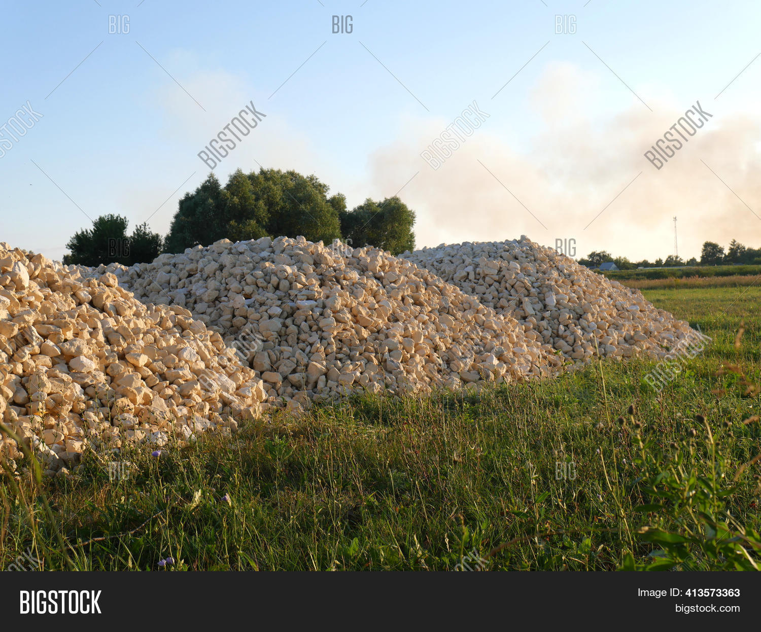 Large Piles Gravel Image & Photo (Free Trial) | Bigstock