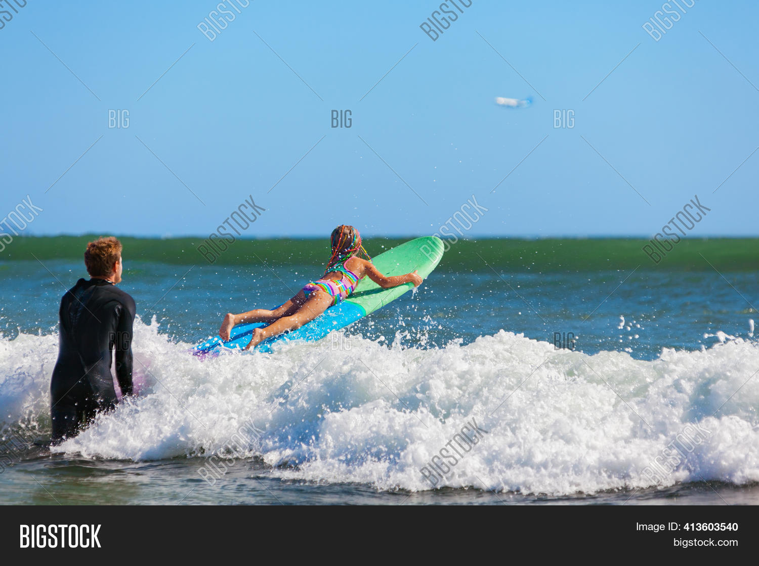 Little Surf Girl - Image & Photo (Free Trial) | Bigstock