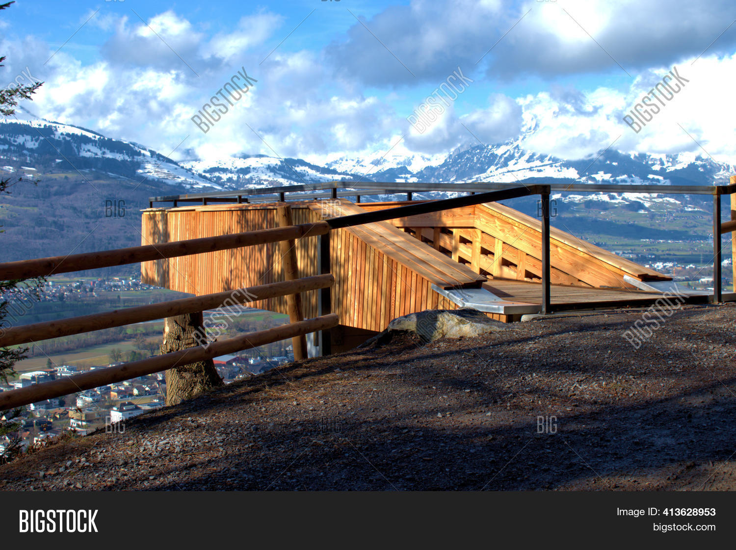 Wooden Platform View Image & Photo (Free Trial) | Bigstock