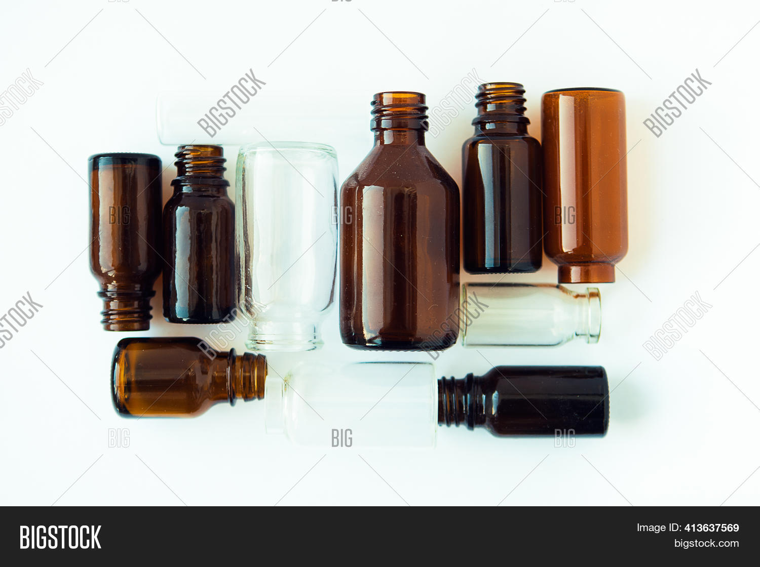 Dark Brown Phials On Image & Photo (Free Trial) | Bigstock