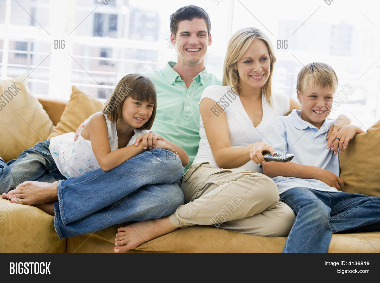 Families Sitting Image & Photo (Free Trial) | Bigstock
