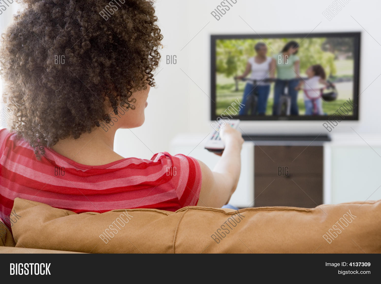Woman Living Room Image & Photo (Free Trial) | Bigstock