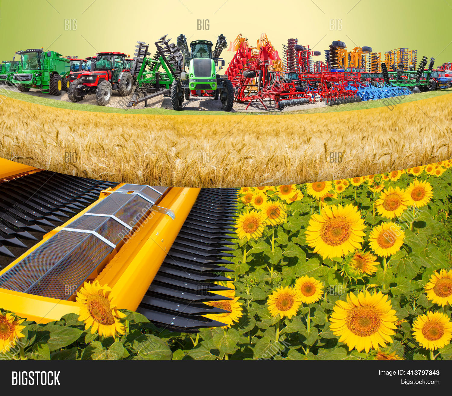 Farm Machinery And Equipment Collage