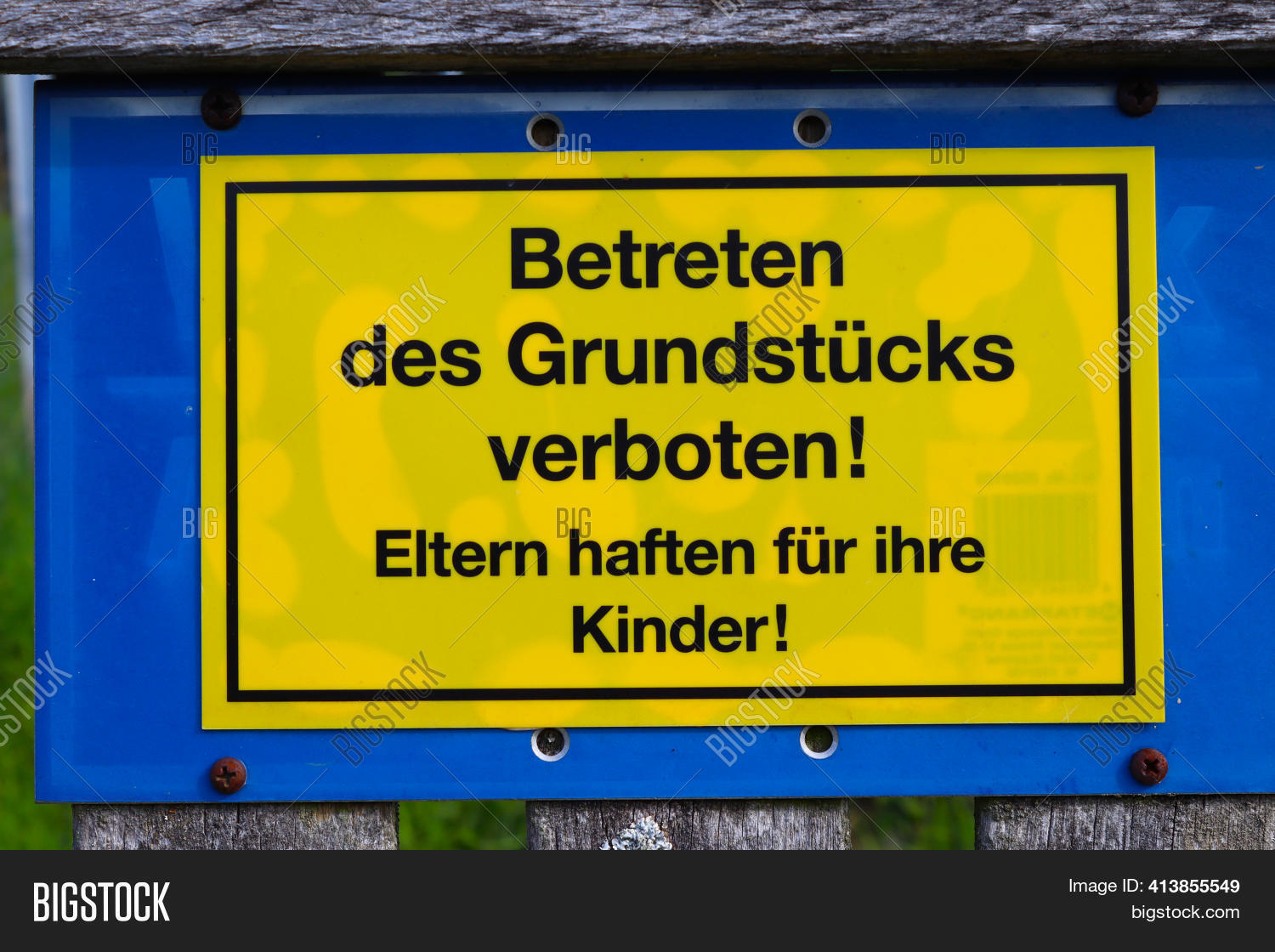German Sign "no Entry Image & Photo (Free Trial) | Bigstock