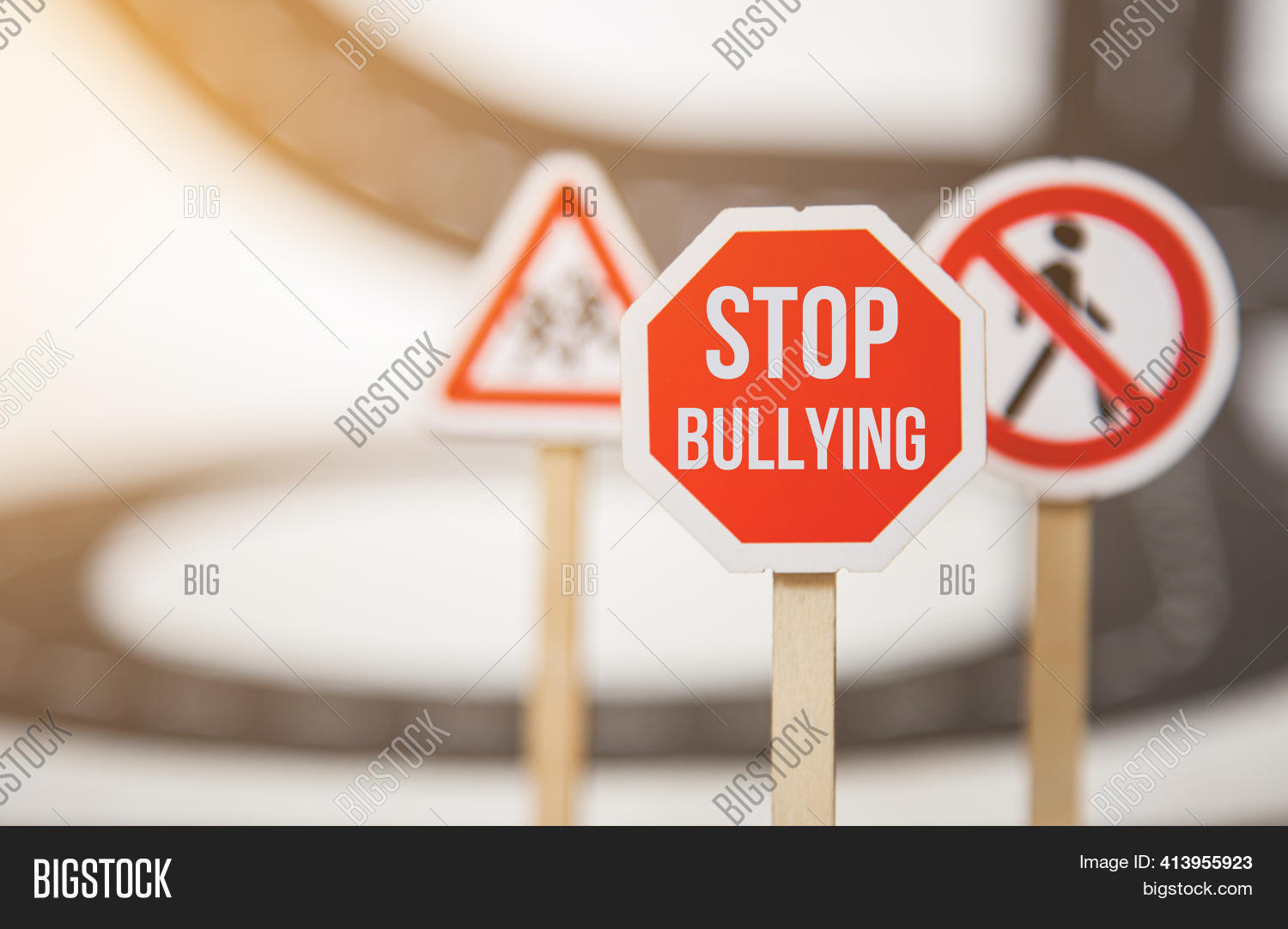 Stop Bullying Sign. Image & Photo (Free Trial) | Bigstock