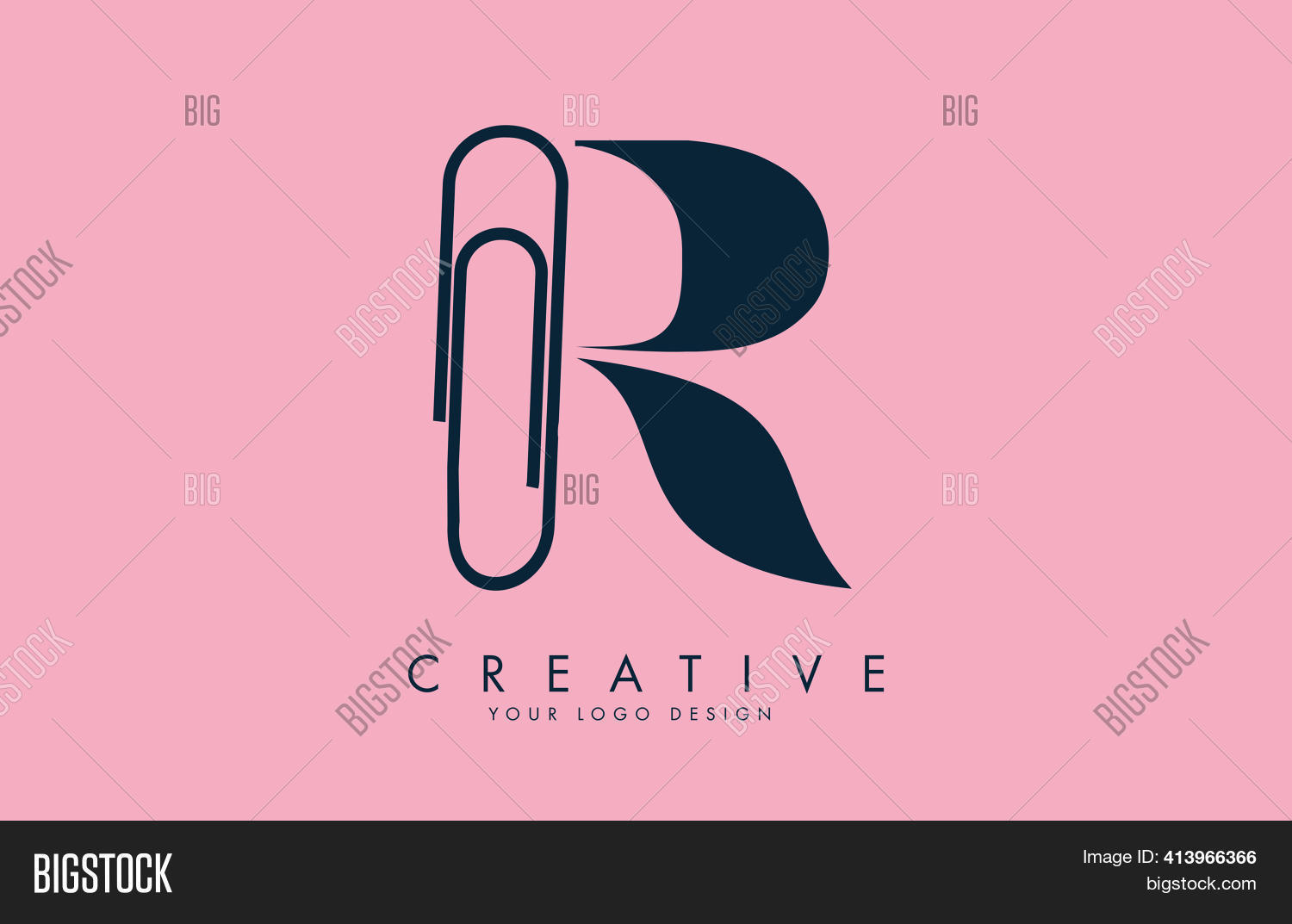 R Letter Logo Design Vector & Photo (Free Trial) | Bigstock