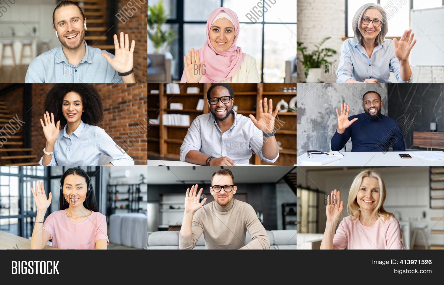 Colleagues Greeting Image & Photo (Free Trial) | Bigstock