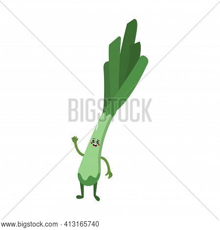 Isolated Scallion Vector & Photo (Free Trial) | Bigstock
