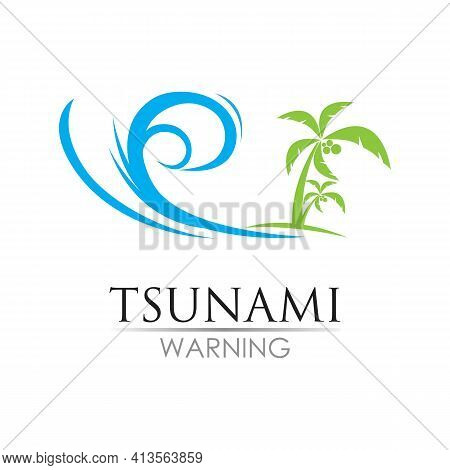 Tsunami Logo Design, Vector & Photo (Free Trial) | Bigstock